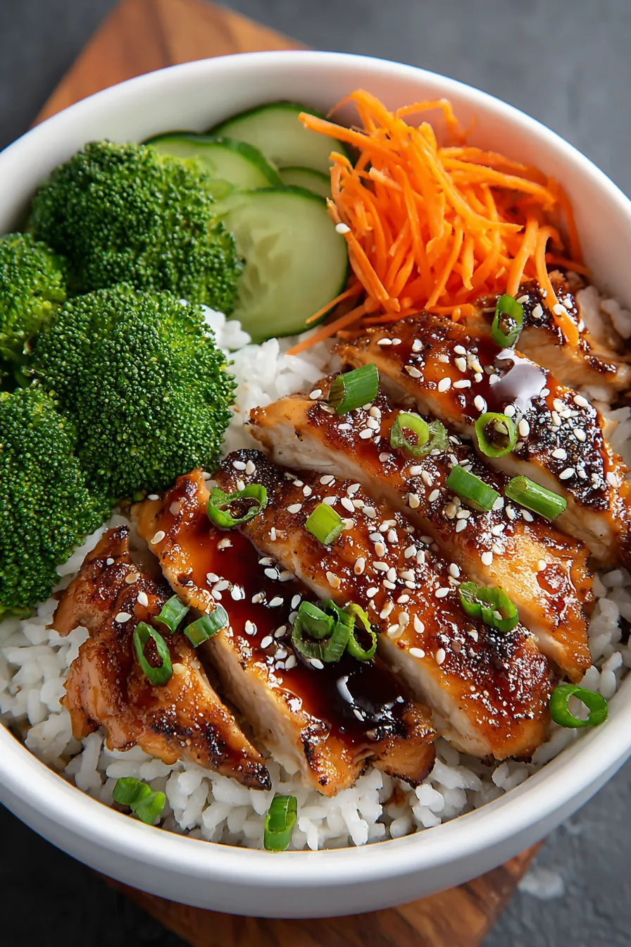 Teriyaki Chicken Rice Bowl – Recipes As Seen
