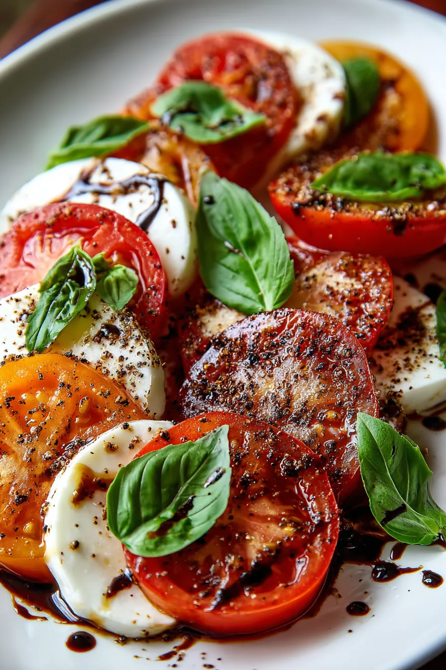Roasted Tomato Caprese Salad – Recipes As Seen