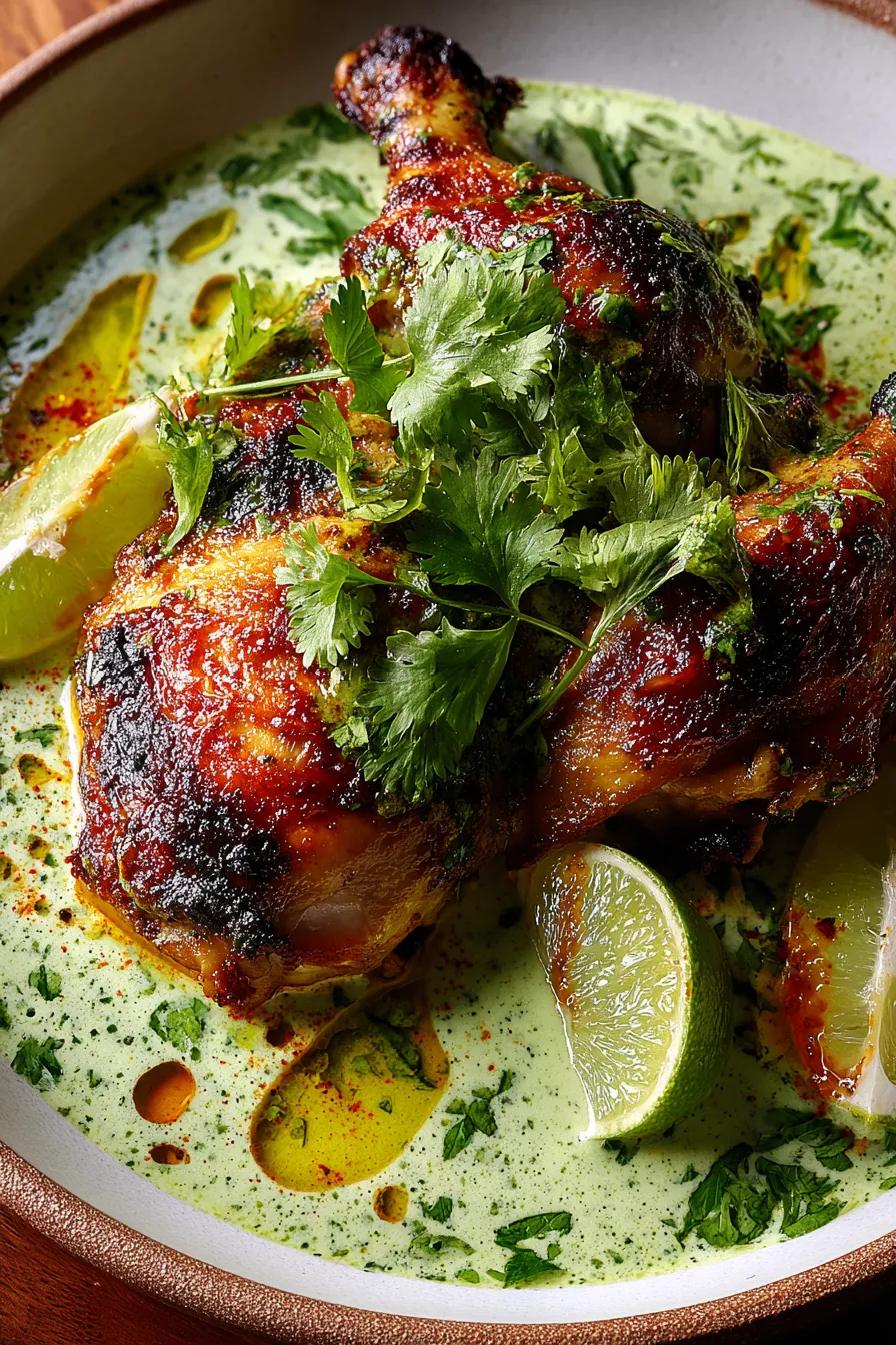 Peruvian Chicken with Creamy Green Sauce – Recipes As Seen