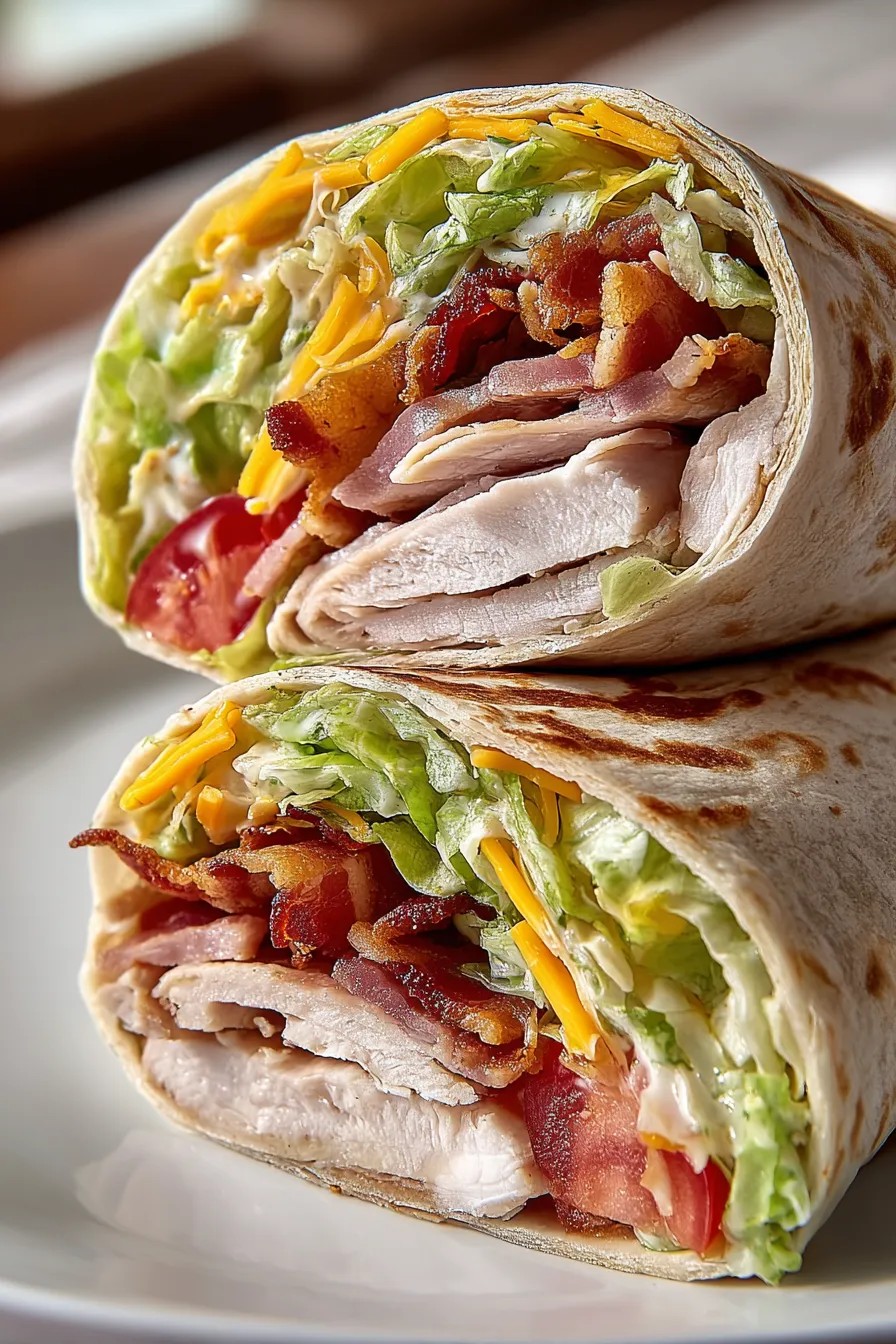 Turkey Ranch Club Wrap – Recipes As Seen