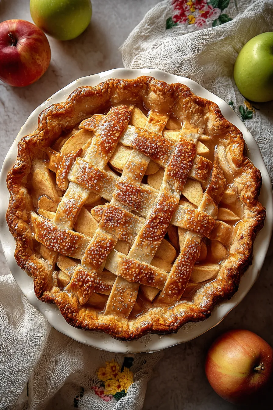Classic Baked Spiced Apple Pie – Recipes As Seen