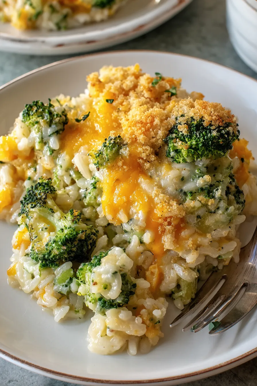 Broccoli Cheese Rice Casserole – Recipes As Seen