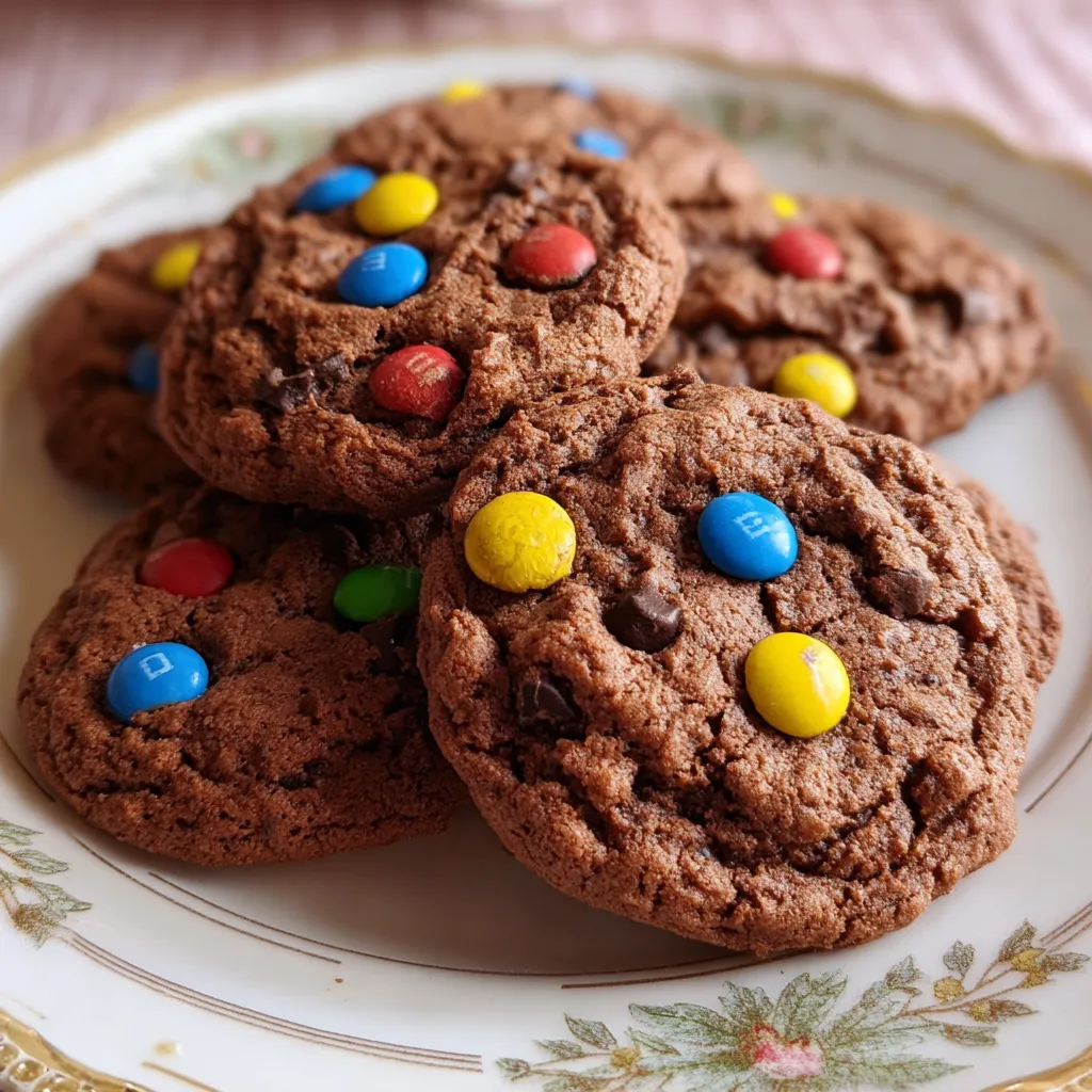 Soft Chocolate M&M Cookies – Recipes As Seen