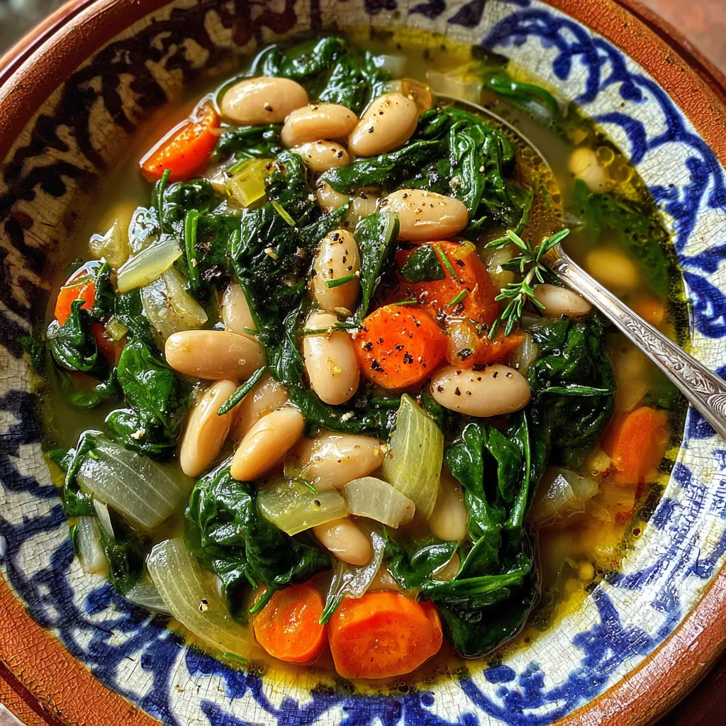 Spinach And White Bean Soup – Recipes As Seen